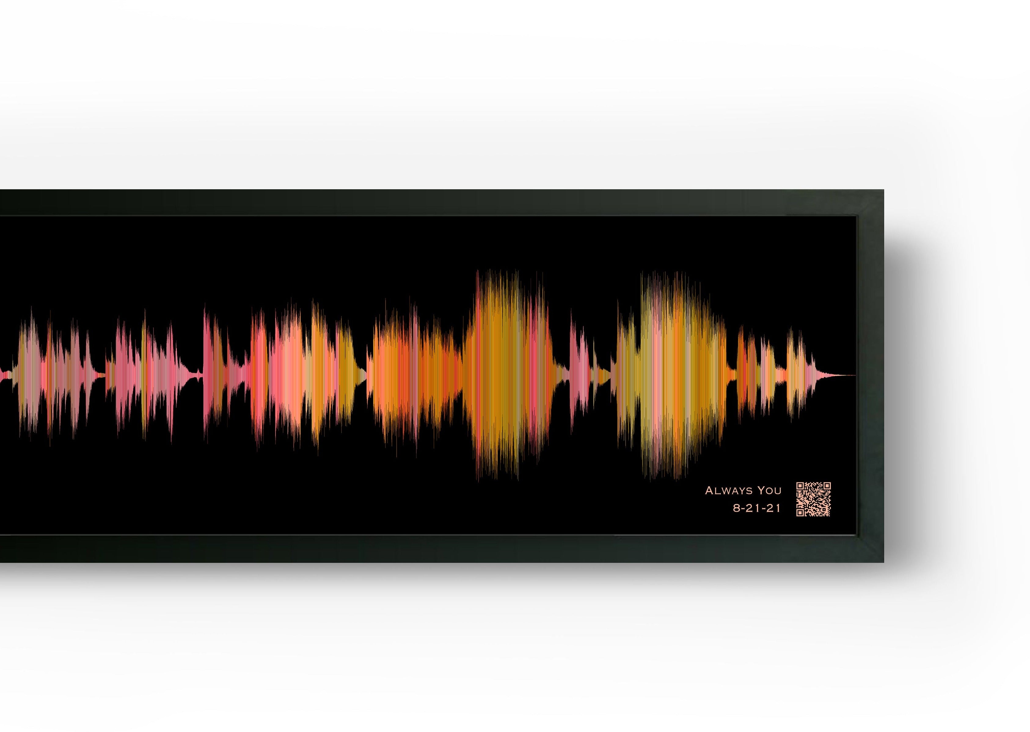 Soundwave Art Ombre Paper Anniversary Gifts With Favorite Song – Artsy ...