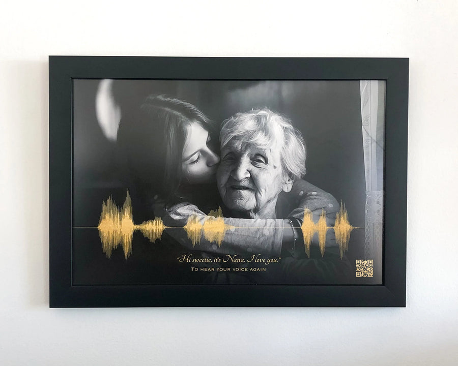 Create Unique Custom Soundwave Art with Photo - Artsy Voiceprint