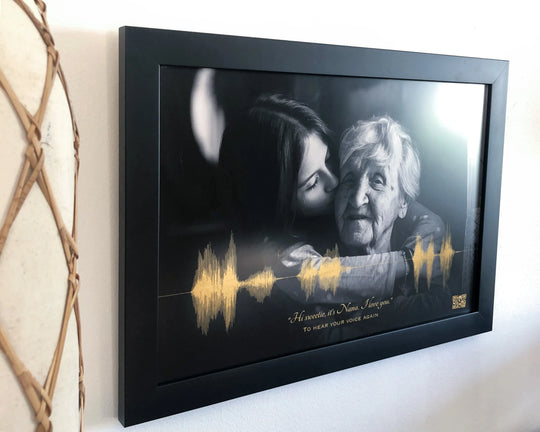 Create Unique Custom Soundwave Art with Photo - Artsy Voiceprint