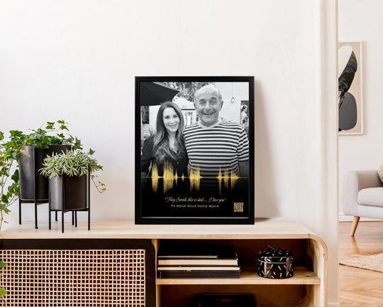 Create Unique Custom Soundwave Art with Photo - Artsy Voiceprint
