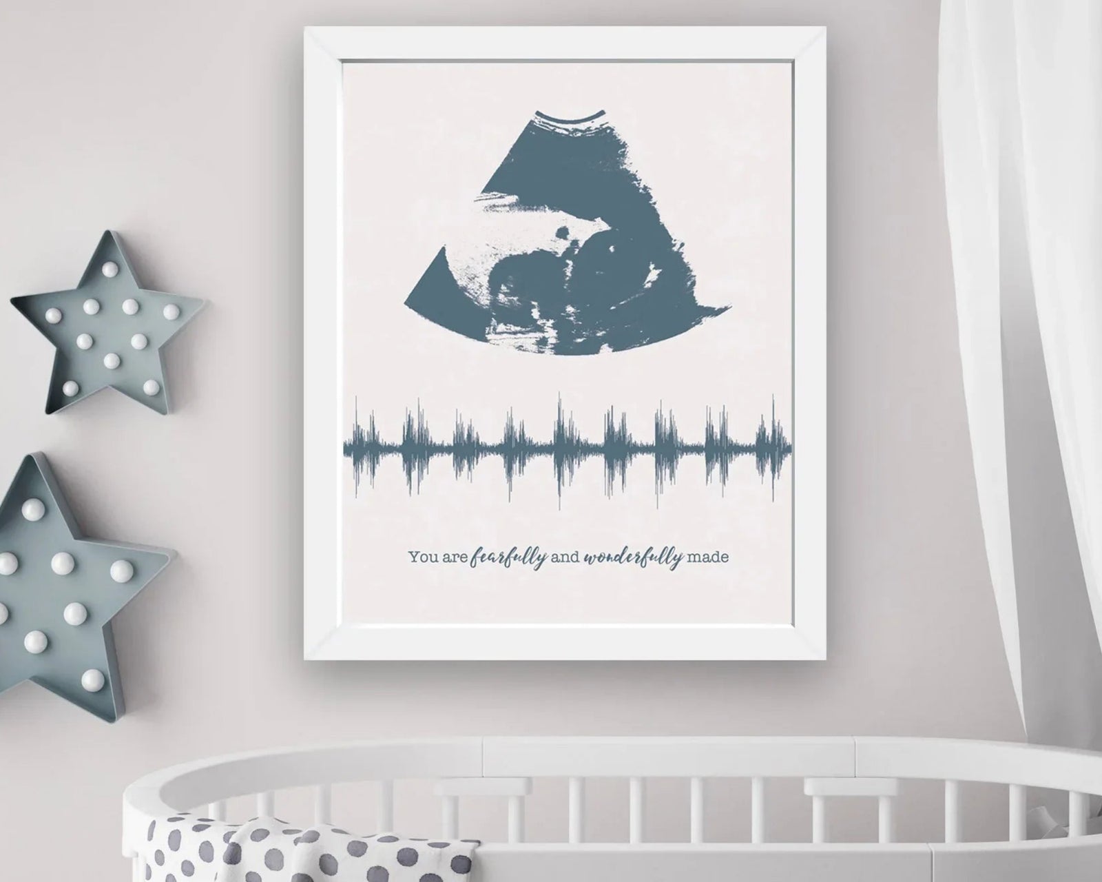 Cherish the Sound of Your Baby's Heartbeat with Custom Soundwave Art